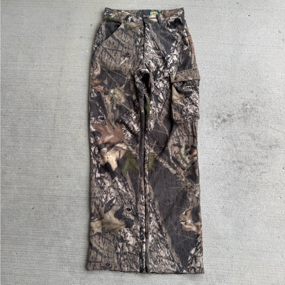 Cabela's | Pants | Vintage Cabelas Mossy Oak Berber Fleece Camo Pants ...